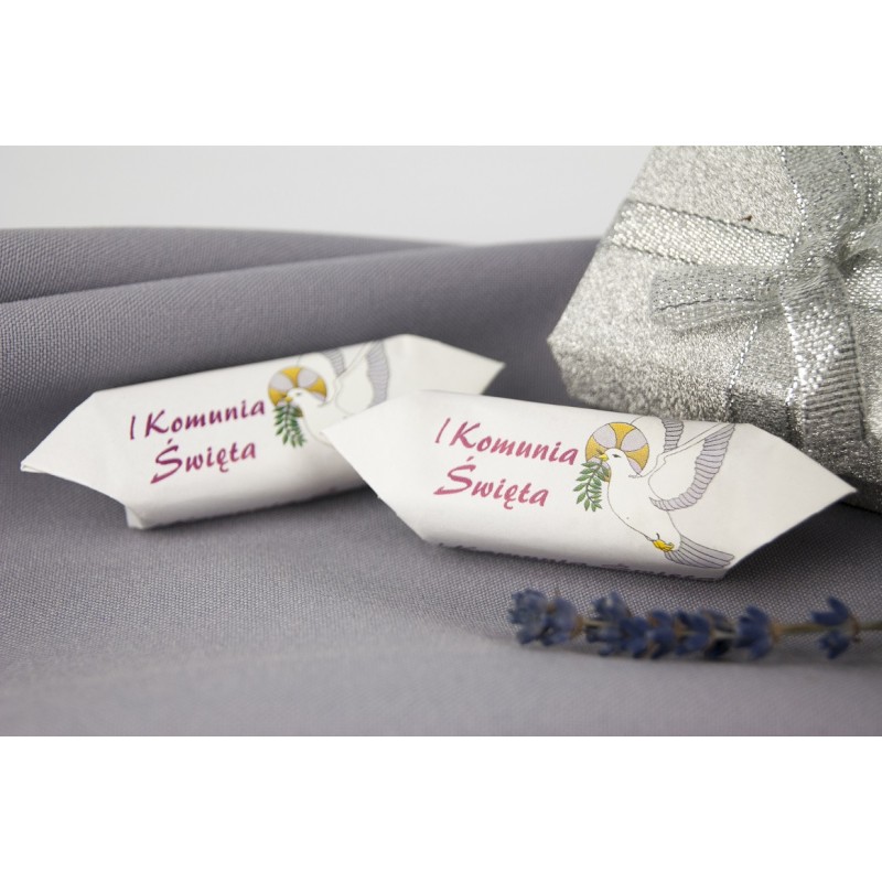 CREAM FUDGE 1KG "I KOMUNIA ŚWIĘTA" WHITE PIGEON